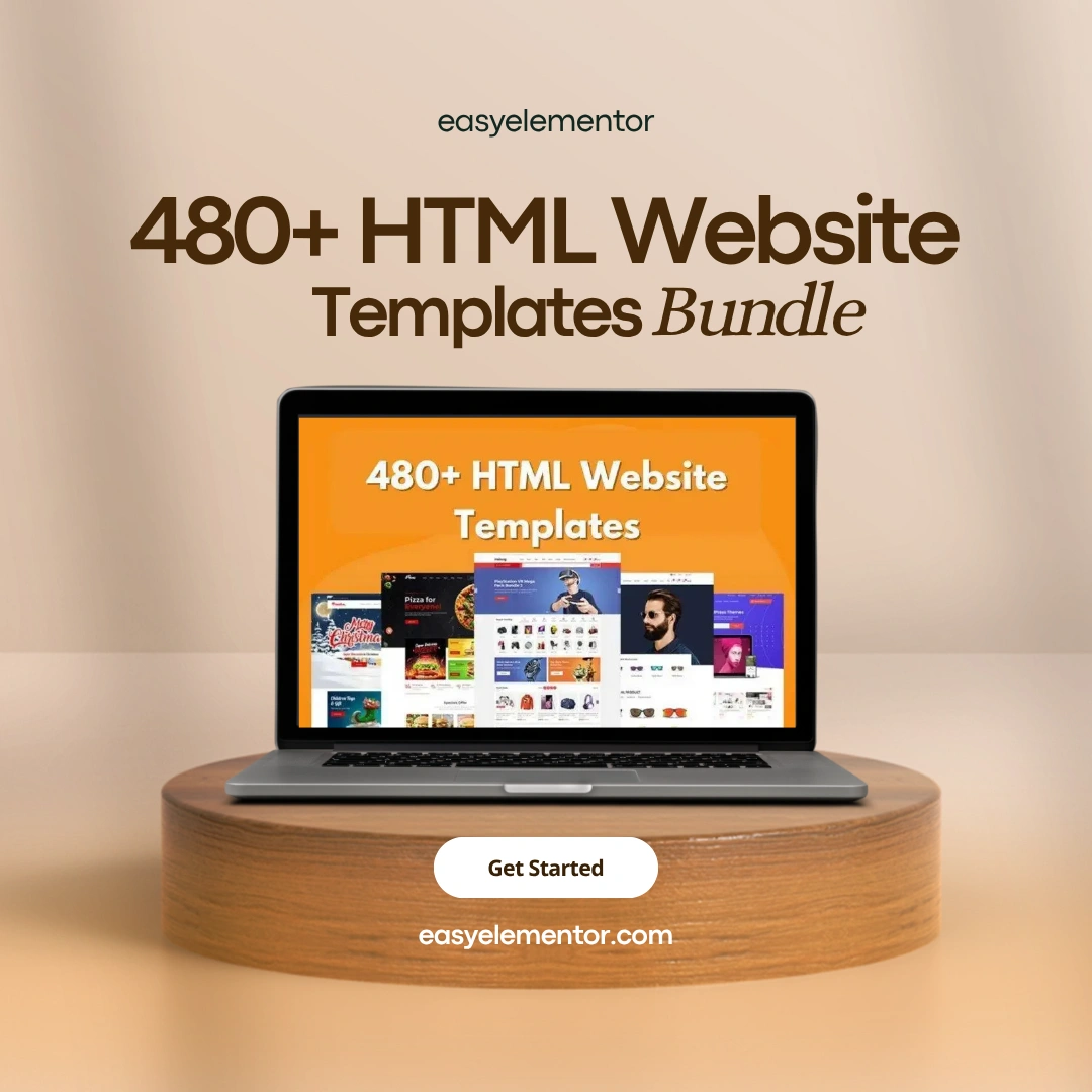 480+ HTML Website Templates - Editables